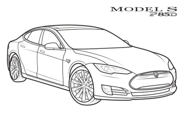 Tesla Coloring Pages | New Best Pictures Free Printable