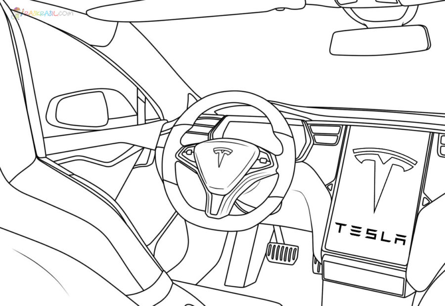 Tesla Coloring Pages | New Best Pictures Free Printable