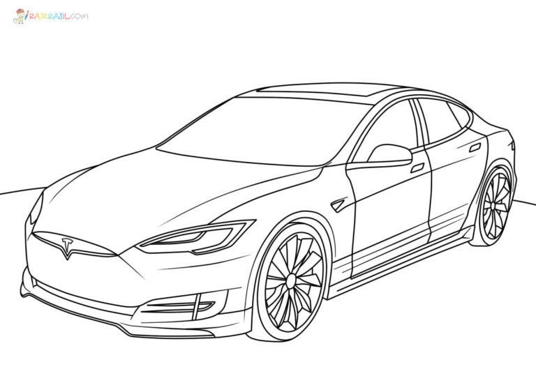 Desenhos de Tesla para colorir - Novas imagens para impressão gratuita