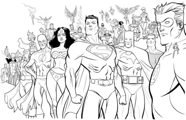 The Flash Coloring Pages