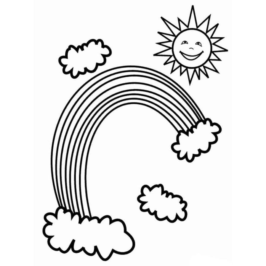 Disegni di Sole da colorare - 100 immagini per la stampa gratuita