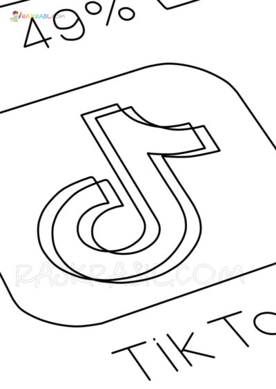 TikTok Coloring Pages - New Free Coloring Pages | RASKRASIL.COM