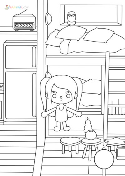 Toca Boca Coloring Pages | Free Printables