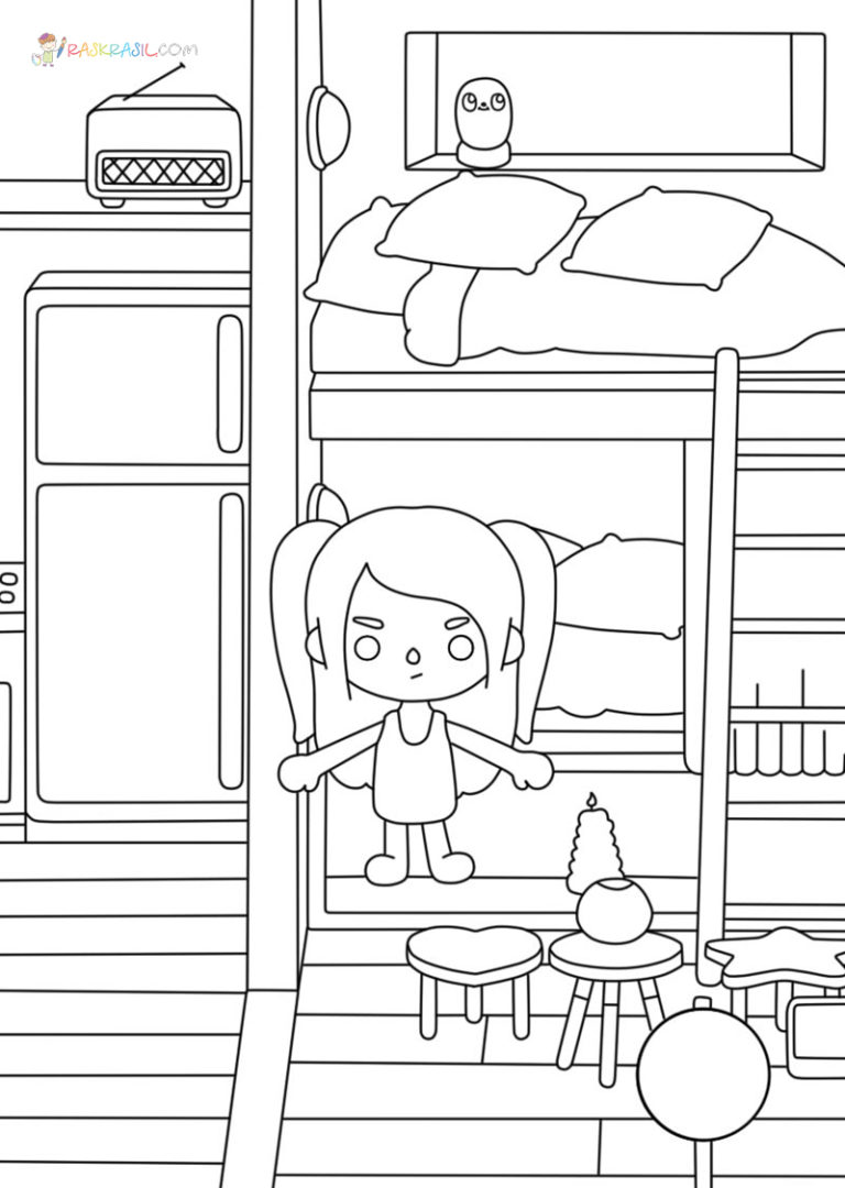 Toca Boca Coloring Pages | Free Printables