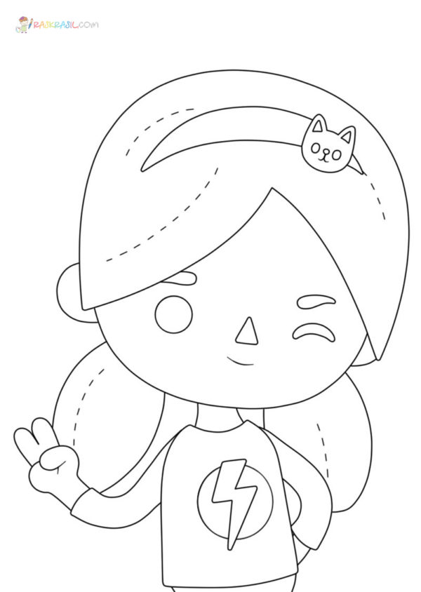 Toca Boca Coloring Pages | Free Printables