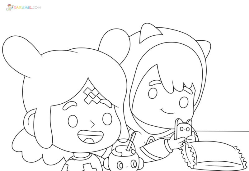 Toca Boca Coloring Pages | Free Printables