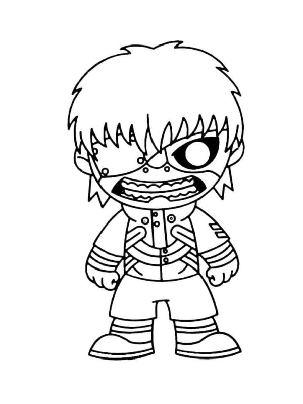Tokyo Ghoul Coloring Pages | 110 Pictures Free Printable