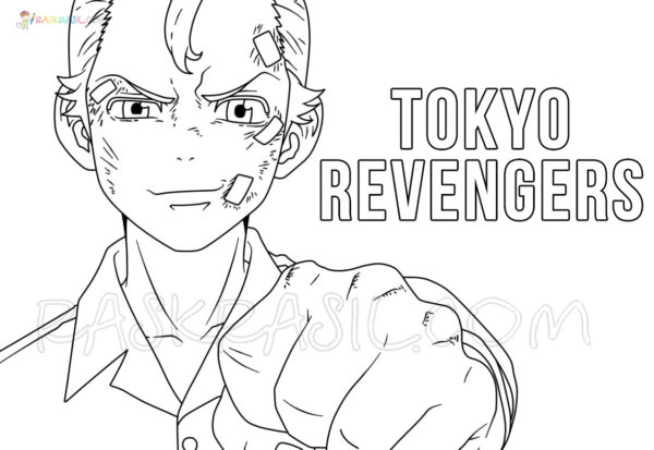 Tokyo Revengers Coloring Pages | New Pictures Free Printable