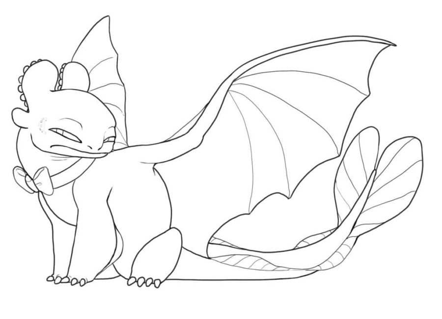 Ohnezahn Szczerbatek Furia Nocturna Colorat Kolorowanki Toothless ...