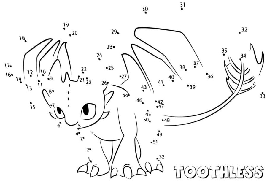 Toothless Coloring Pages