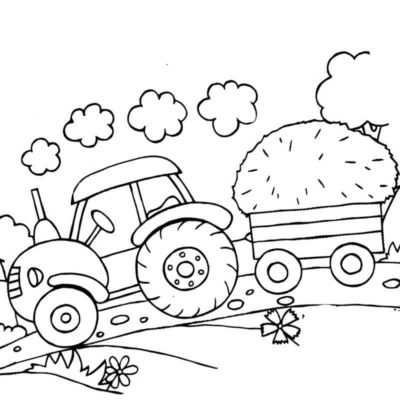 Dibujos de Tractores para colorear - 100 imágenes para imprimir gratis
