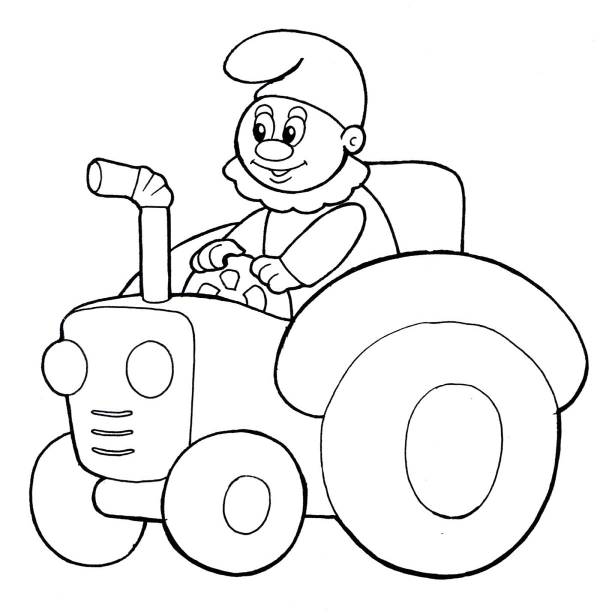 Disegni di Trattori da colorare - 100 immagini per la stampa gratuita