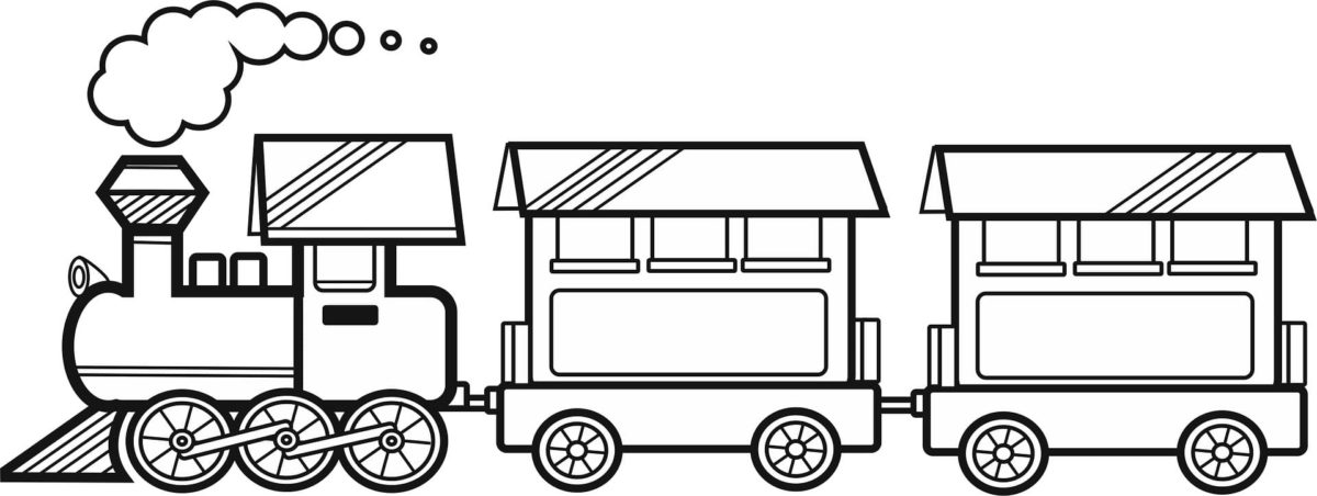 Dibujos de Trenes para Colorear
