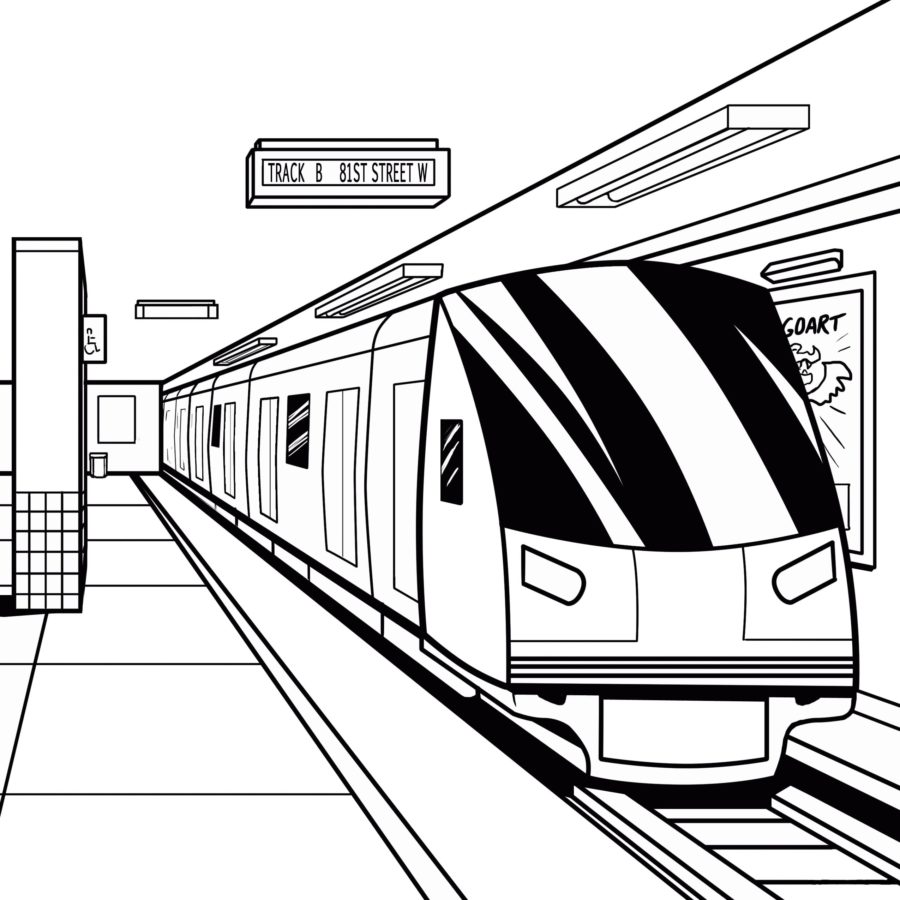 Coloriage Train à imprimer