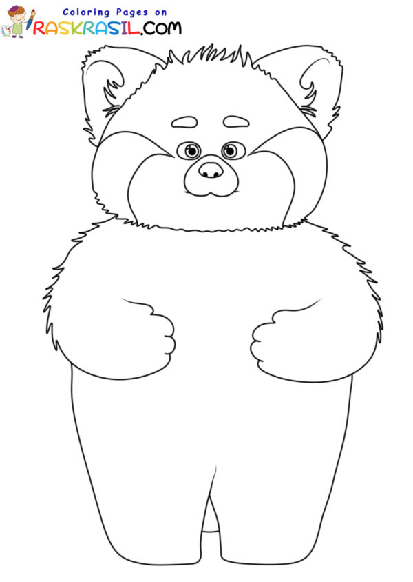 Dibujos de Turning Red para Colorear | Raskrasil.com