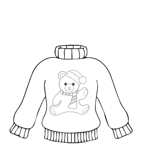 Coloriage Pull de Noël - 70 pages à colorier à imprimer gratuits