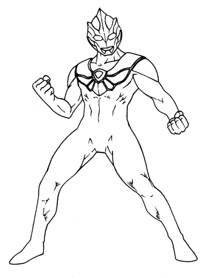 Ultraman Coloring Pages