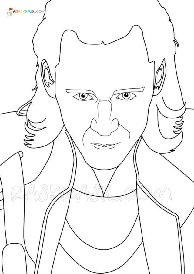 Loki Coloring Pages | 30 New Pictures Free Printable Marvel Character