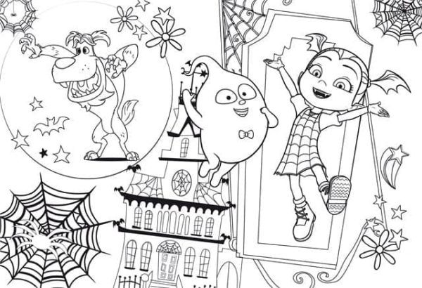 Dibujos de Vampirina para colorear - 100 imágenes para imprimir gratis