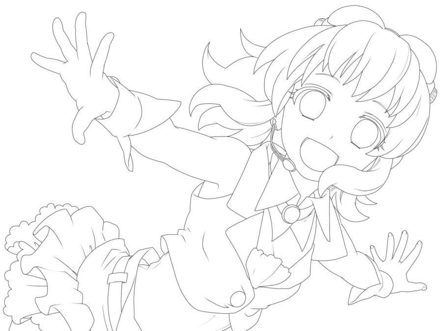 Vocaloid Kasane Teto Coloring Pages Sketch Coloring Page