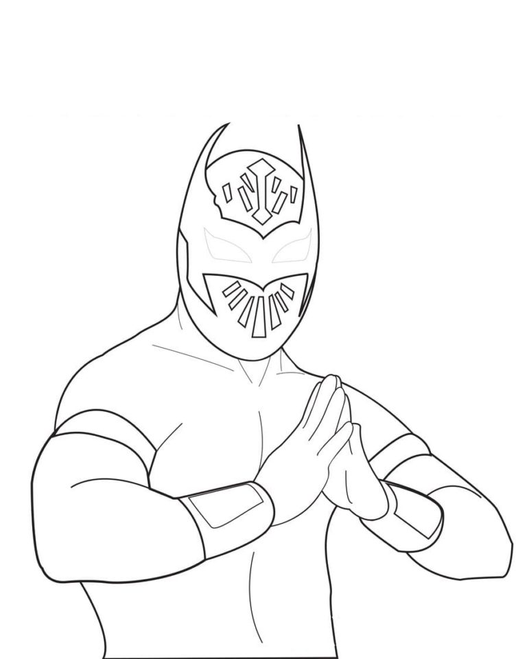 Coloriage WWE | 100 images de catcheurs - Imprimez gratuitement