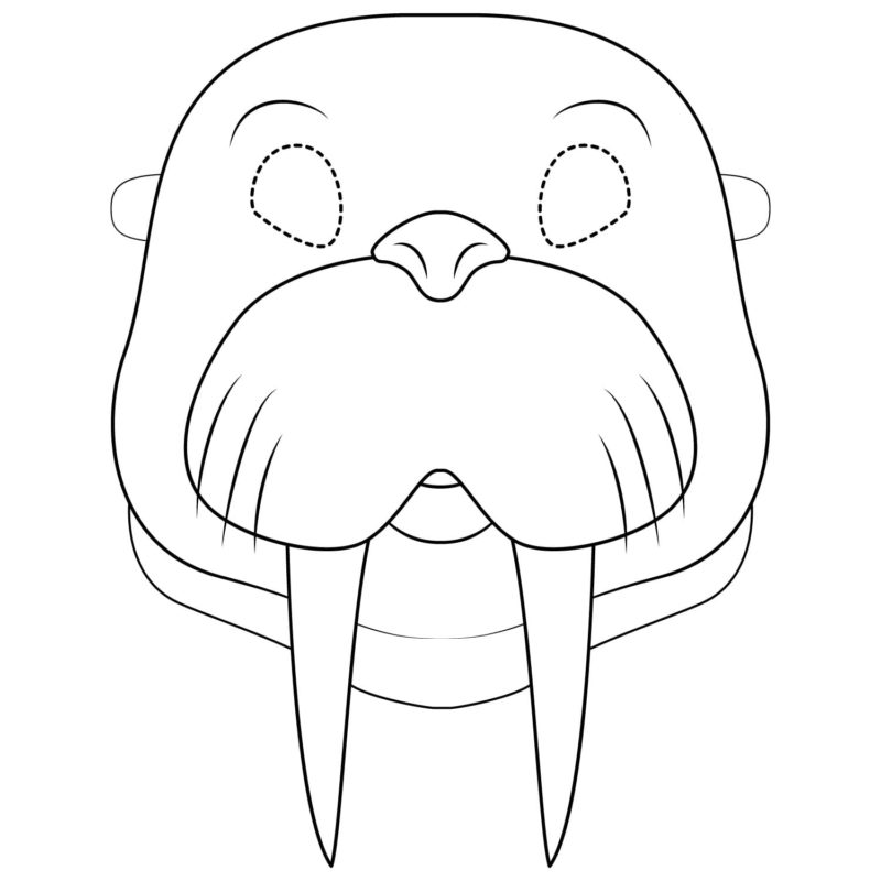 Dibujos de Morsa para Colorear