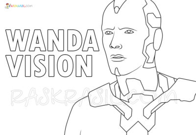 Dibujos de WandaVision para colorear - Nuevas imágenes para imprimir