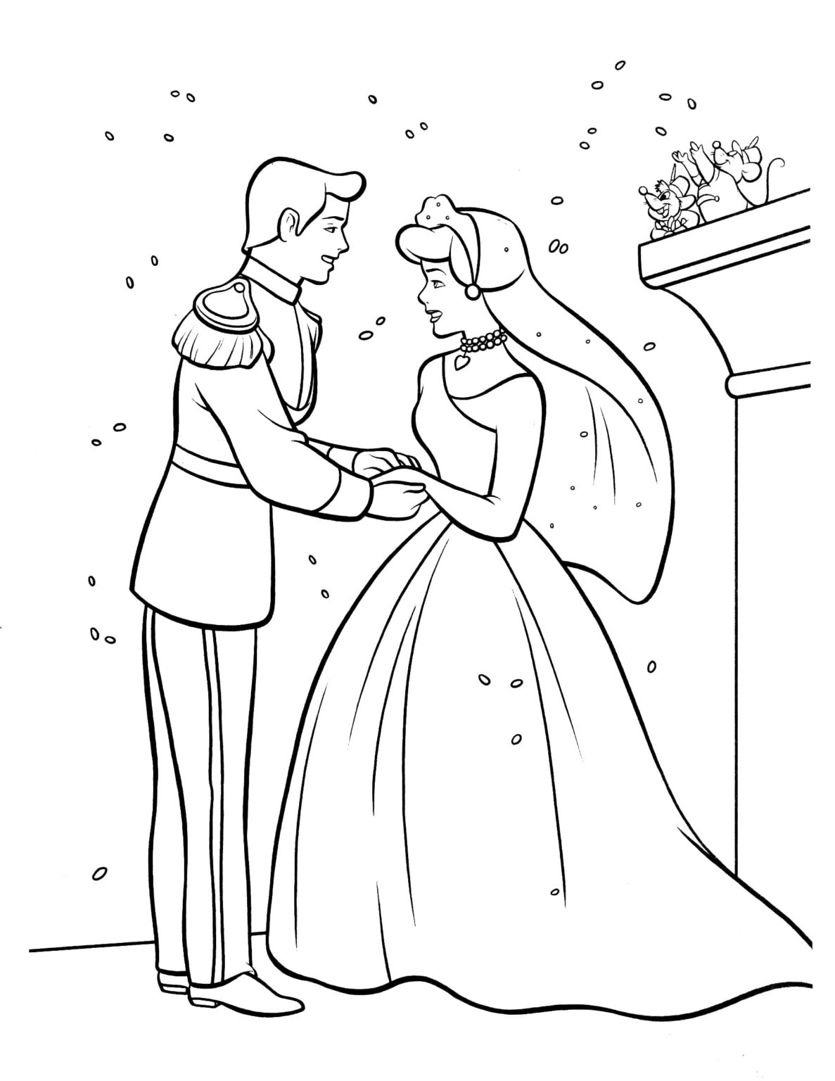 Disegni di Matrimonio da Colorare