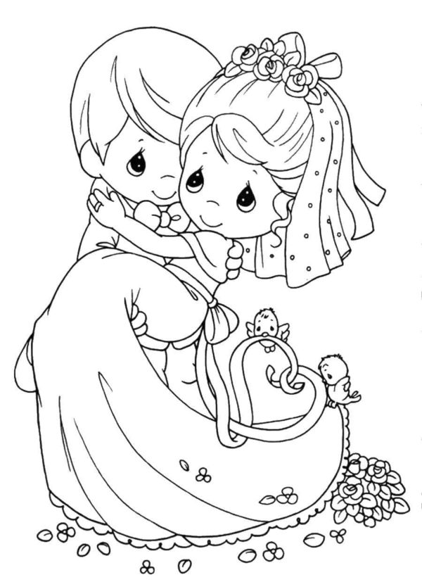 Dibujos de Bodas para Colorear