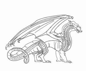Wings of Fire Coloring Pages | 60 Pictures Free Printable