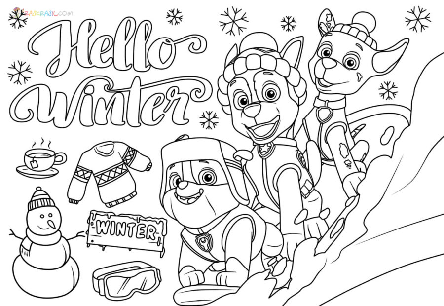 Coloriage Hiver - 90 pages à colorier à imprimer gratuits