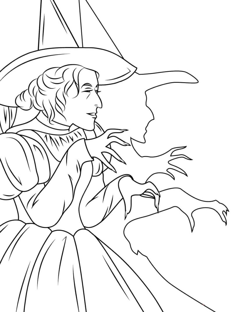 Wizard Of Oz Coloring Pages