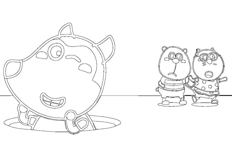 Wolfoo Coloring Pages