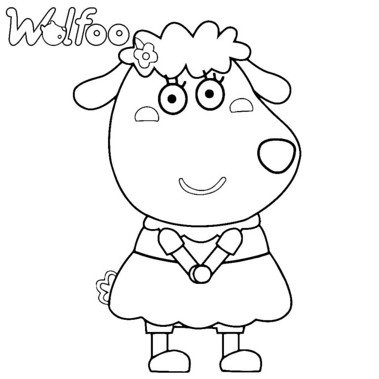 Wolfoo Coloring Pages