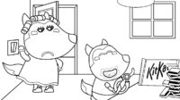 Wolfoo Coloring Pages