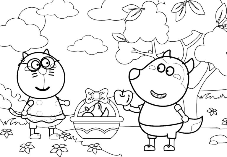 Desenhos de Wolfoo para Colorir | Raskrasil.com