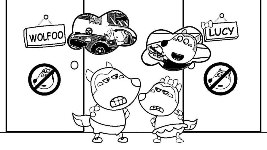 Wolfoo Coloring Pages