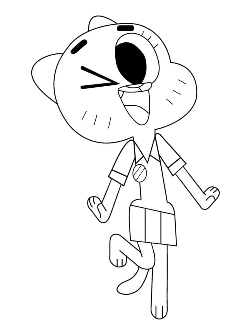 The Amazing World Of Gumball Coloring Pages