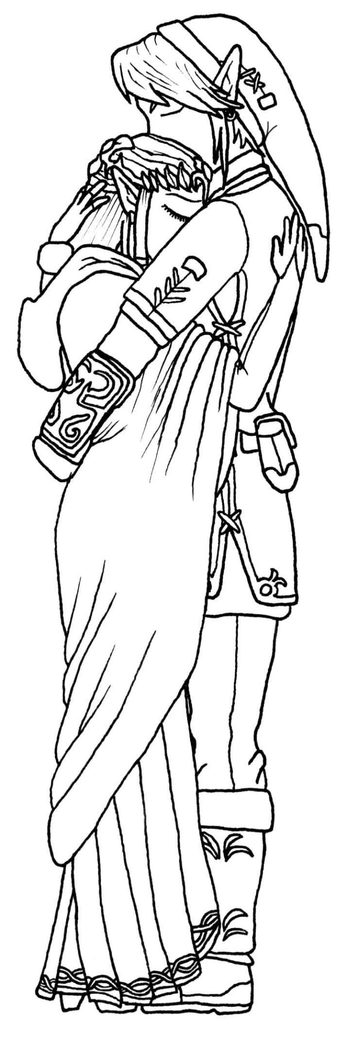 The Legend of Zelda coloring pages | 100 Pictures Free Printable