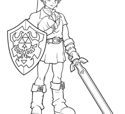 The Legend of Zelda coloring pages | 100 Pictures Free Printable