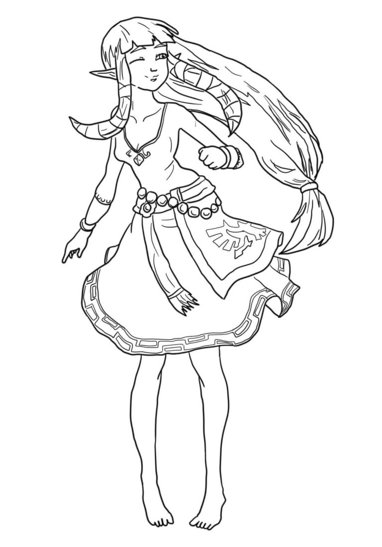 The Legend of Zelda coloring pages | 100 Pictures Free Printable