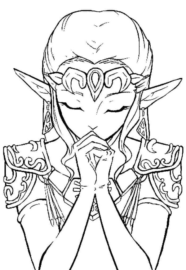 The Legend of Zelda coloring pages | 100 Pictures Free Printable