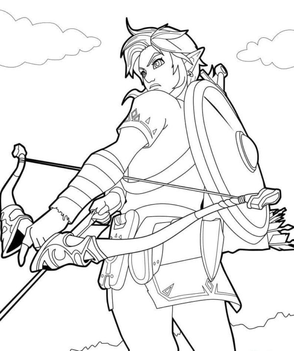 The Legend of Zelda coloring pages | 100 Pictures Free Printable