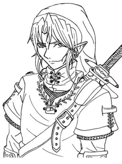 The Legend of Zelda coloring pages | 100 Pictures Free Printable