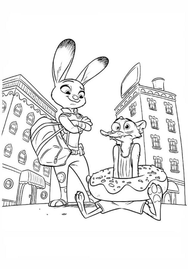 Zootopia Coloring Pages | 80 images Free Printable