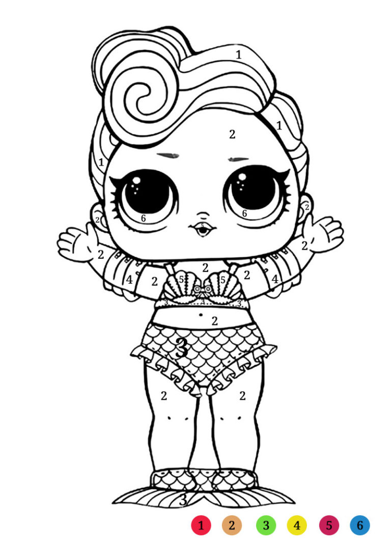 Color By Number | 100 Best Worksheets Coloring Pages Free Printable