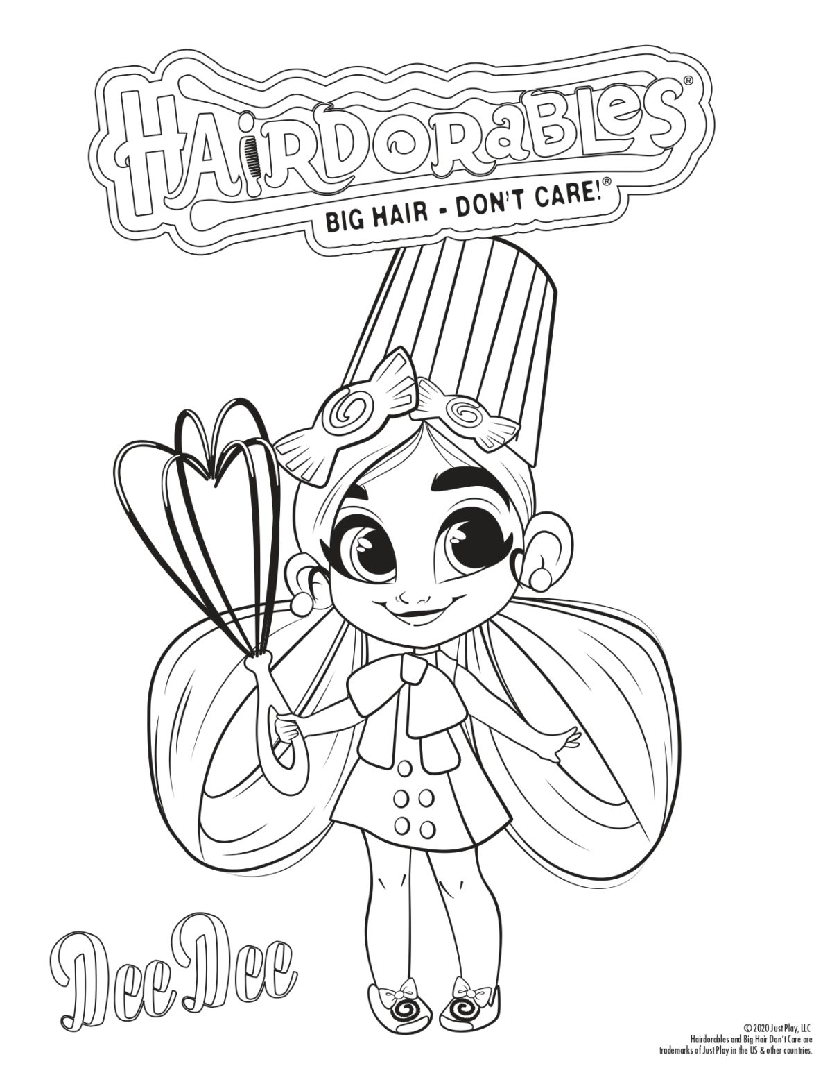 Desenhos de Hairdorables para colorir - 23 imagens grátis para impressão
