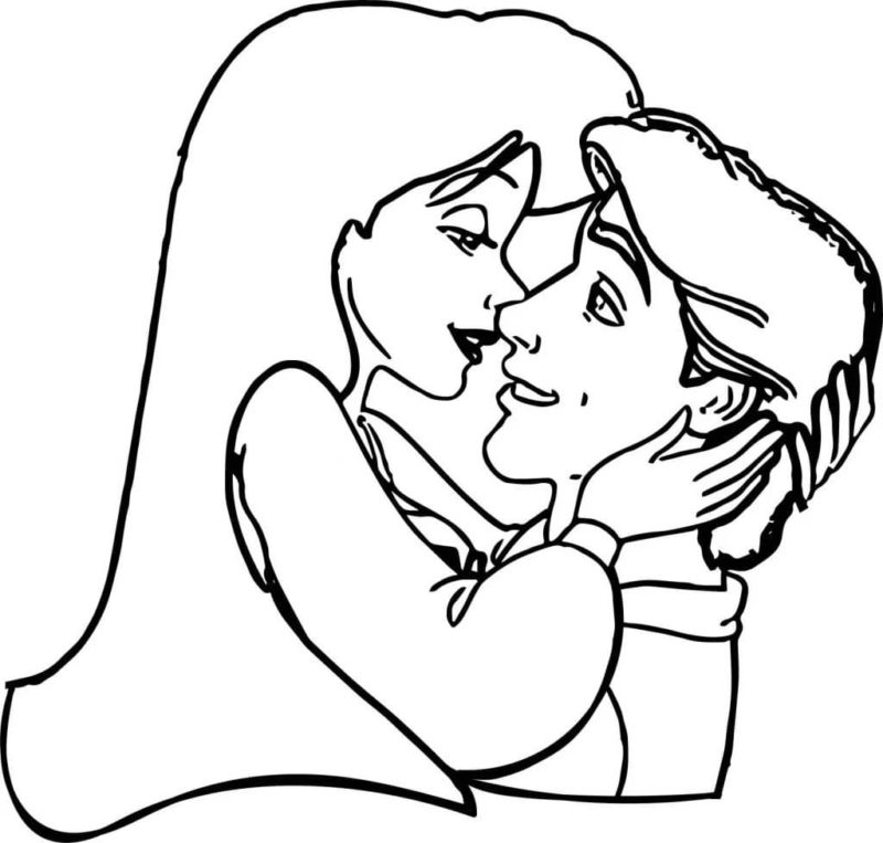 Couples Coloring Pages | 100 images Free Printable