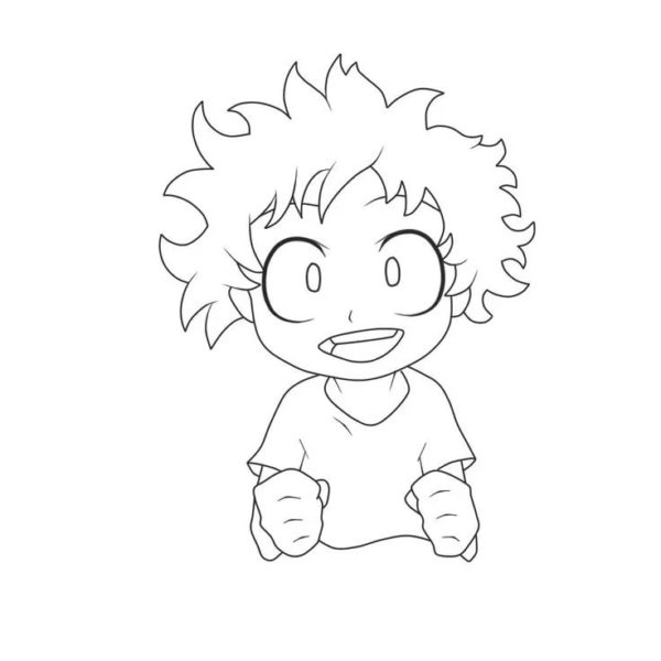 Deku Coloring Pages | 30 Coloring Pages Free Printable