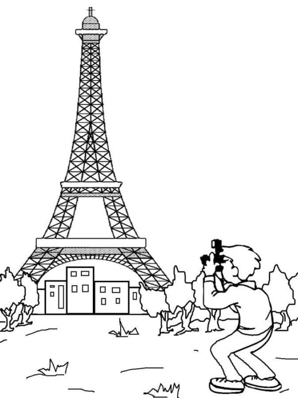 Eiffel Tower Coloring Pages | 60 Pictures Free Printable